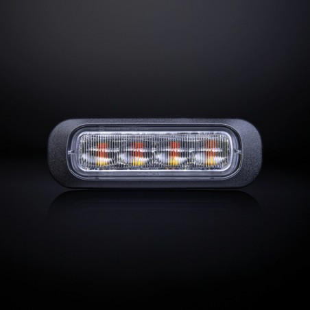 Feu flash STRANDS DARK NIGHT 4 leds - lentille claire