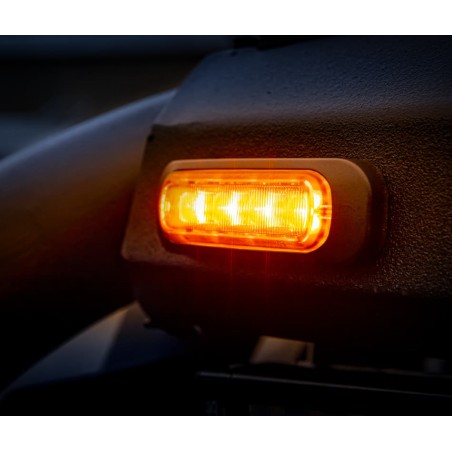 Feu flash STRANDS DARK NIGHT 4 leds - lentille claire
